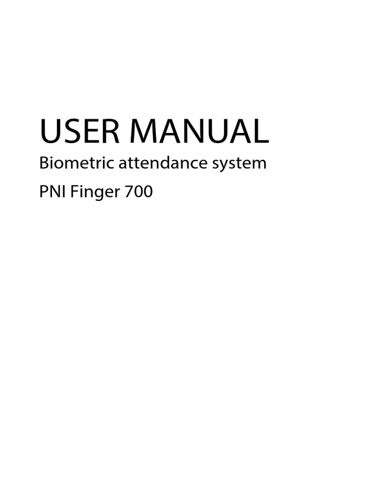 Pni FP700 | PDF
