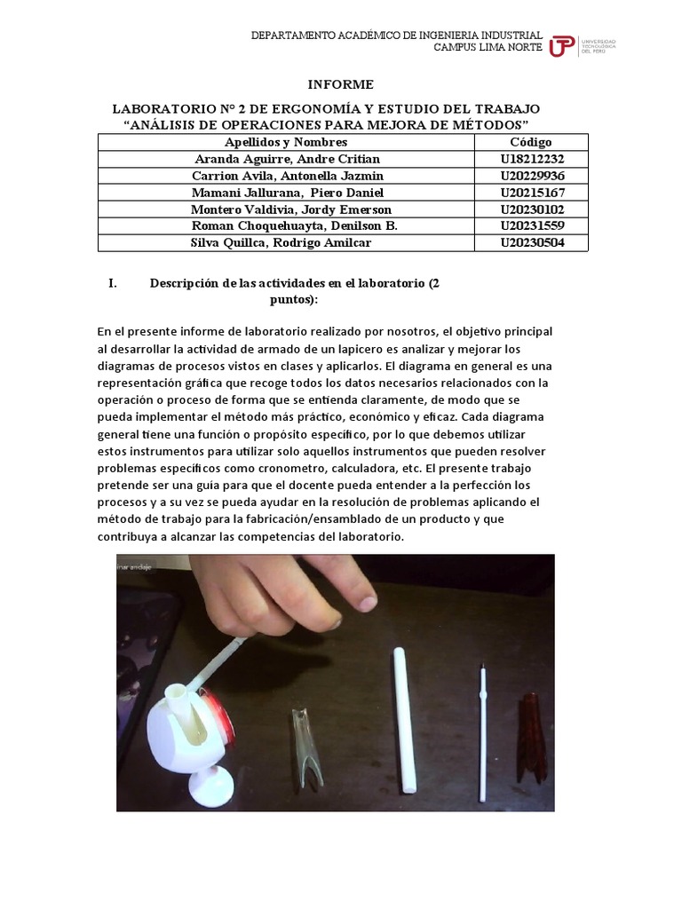 Informe Lab N°2 | PDF