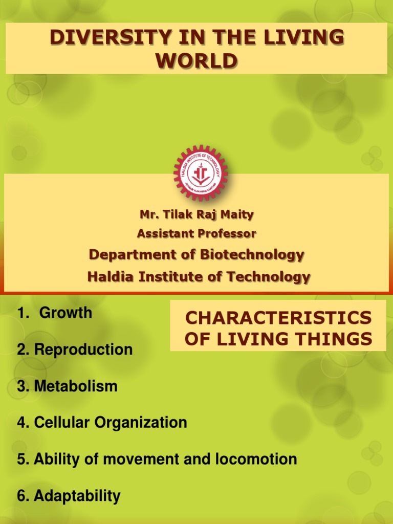Diversity in The Living World | PDF | Taxonomy (Biology) | Genus