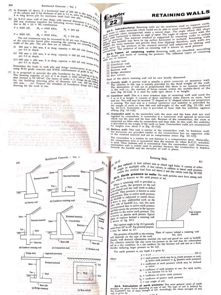 Retaining Wall H.J SHAH | PDF