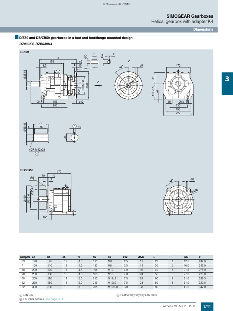 Z59 Siemens Gearbox | PDF
