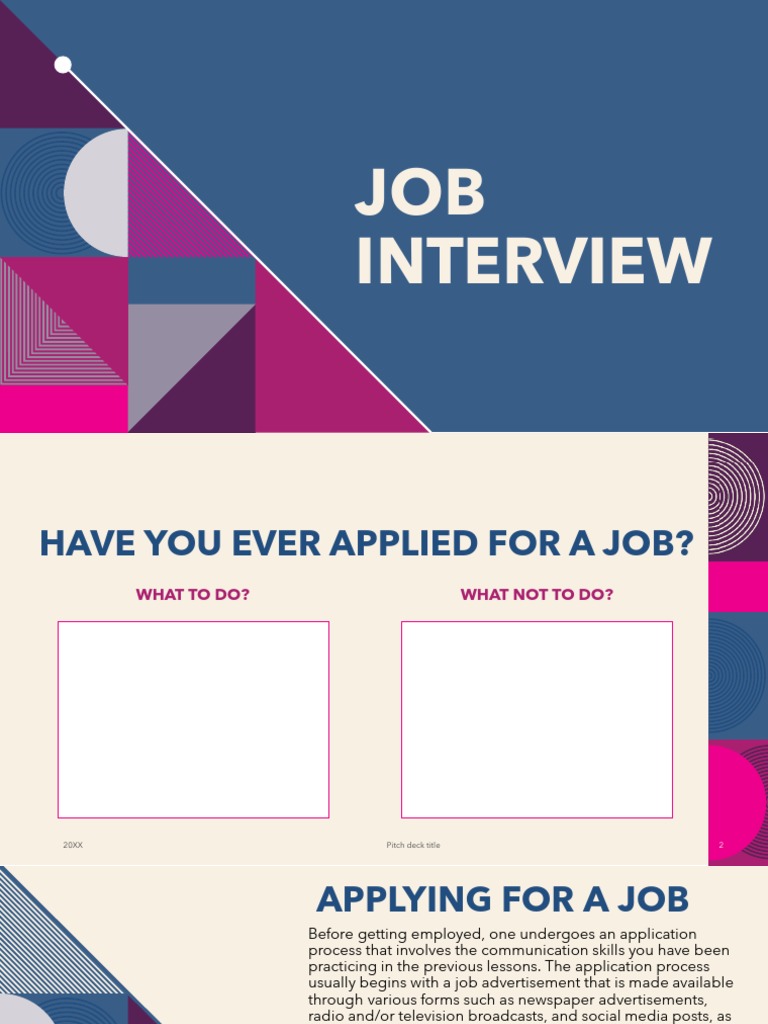 Job Interview | PDF