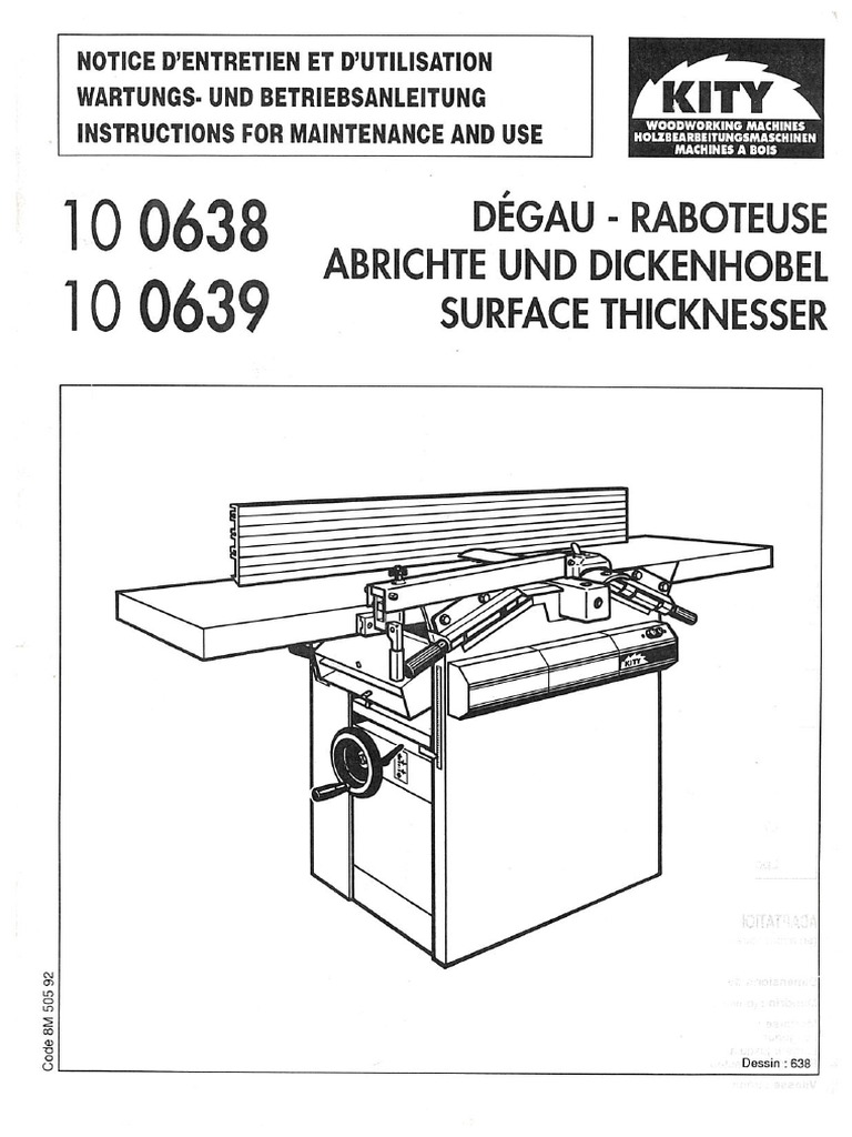 Kity 10 0638 05 - 10 0639 05 Rabo Degau | PDF