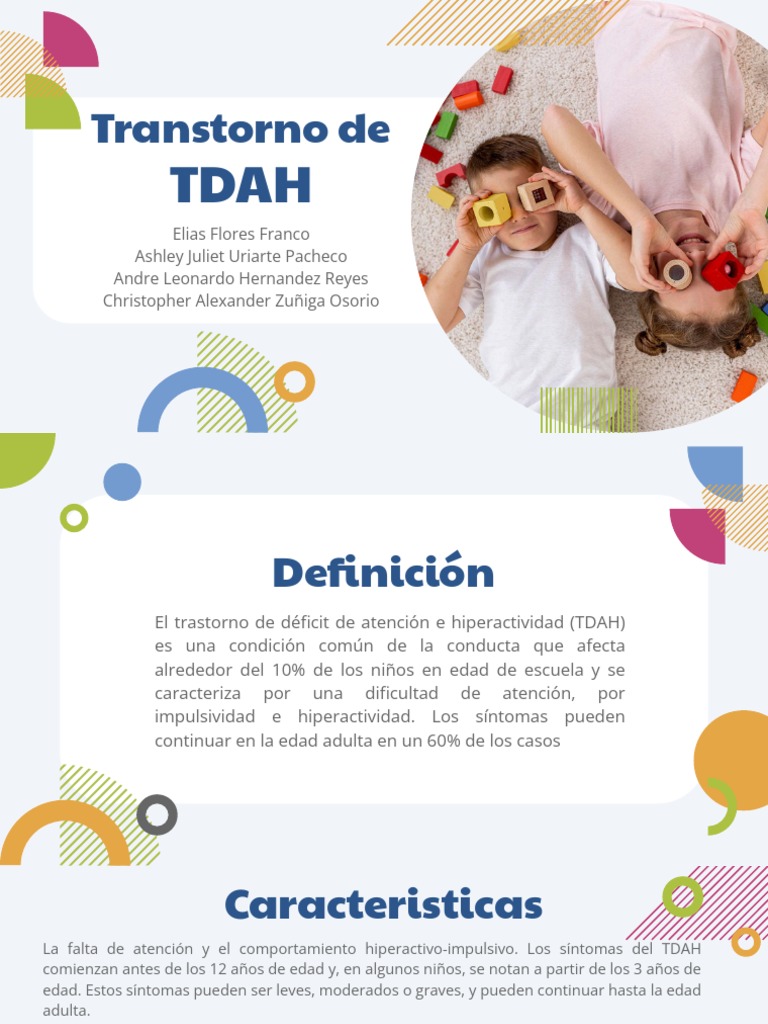 TDAH | PDF | Desorden hiperactivo y deficit de atencion | Ciencias del ...