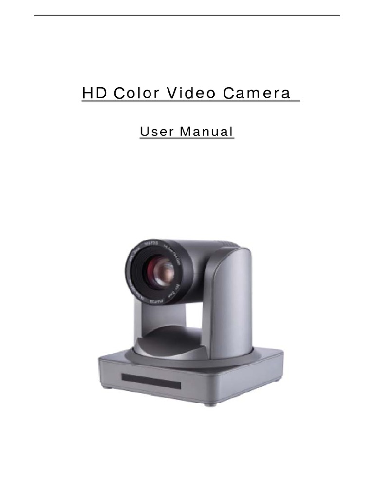HD Camera User Manual Guide | PDF | Usb | Hdmi