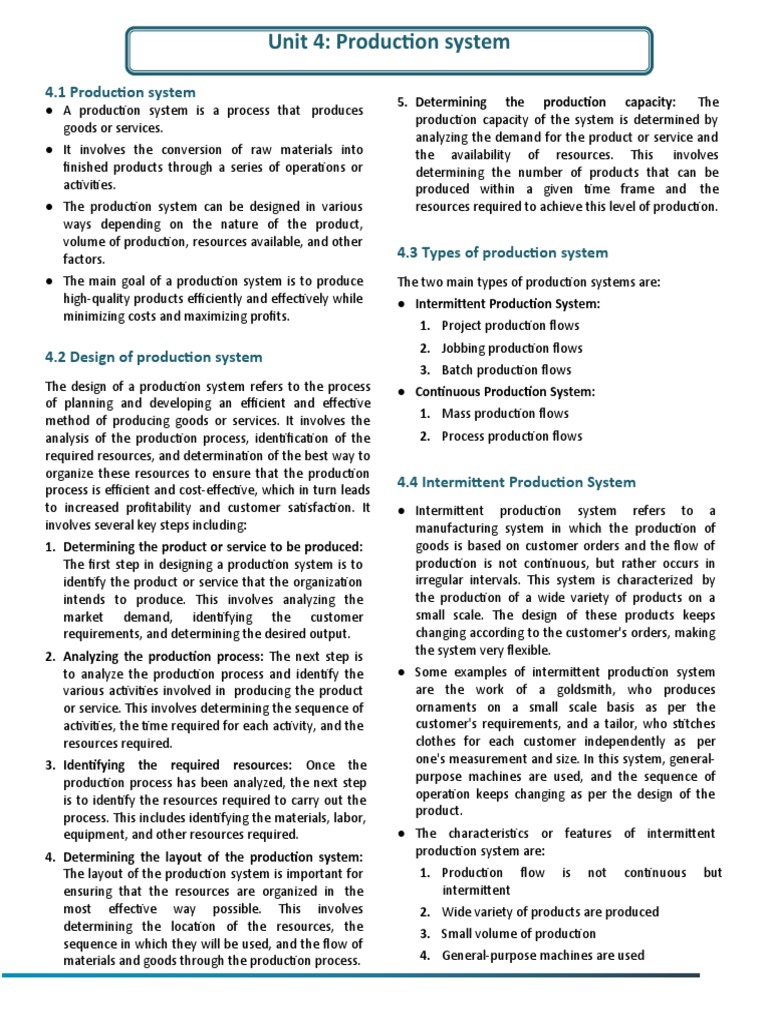 IBM Unit 4 - Production System | PDF | Petroleum | Oil Refinery