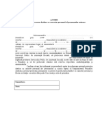 Model Cerere Dispozitive Medicale | PDF