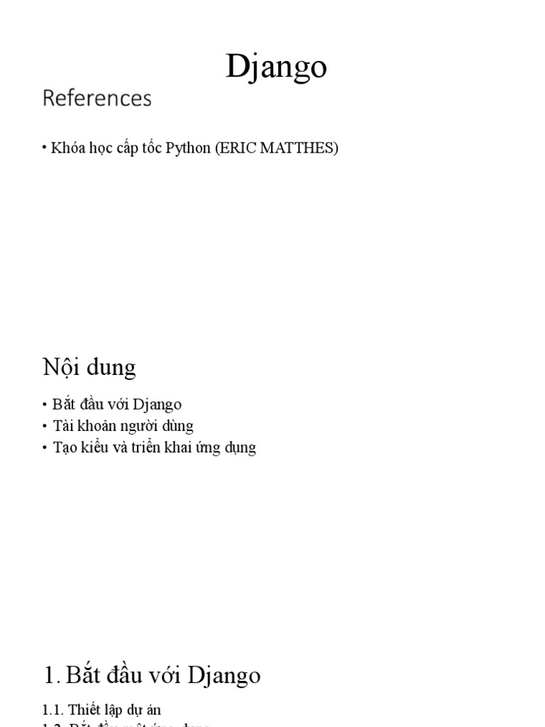 Chương 8 - Django 03 | PDF