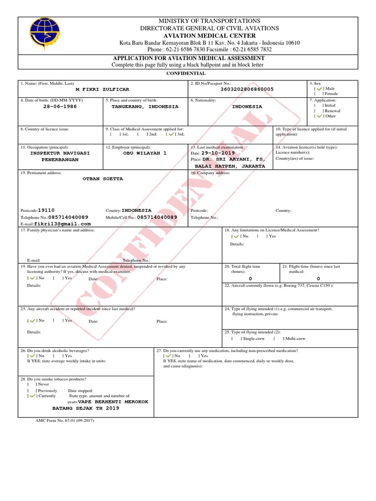 AMC Form 6701 22101569 | PDF | Epilepsy | Diabetes