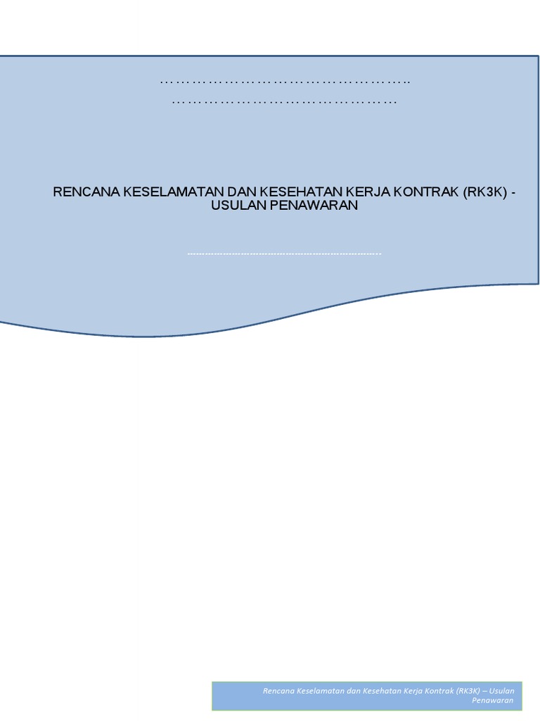 RK3K RK3 Gedung Docx | PDF