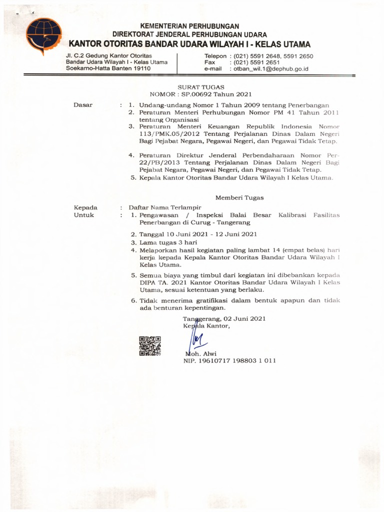 SP 00692 Tahun 2021 | PDF