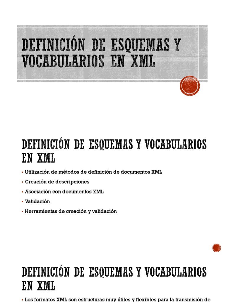 3 Definición de Esquemas y Vocabularios en XML | Descargar gratis PDF ... 3 Definición de Esquemas y Vocabularios en XML | Descargar gratis PDF ...