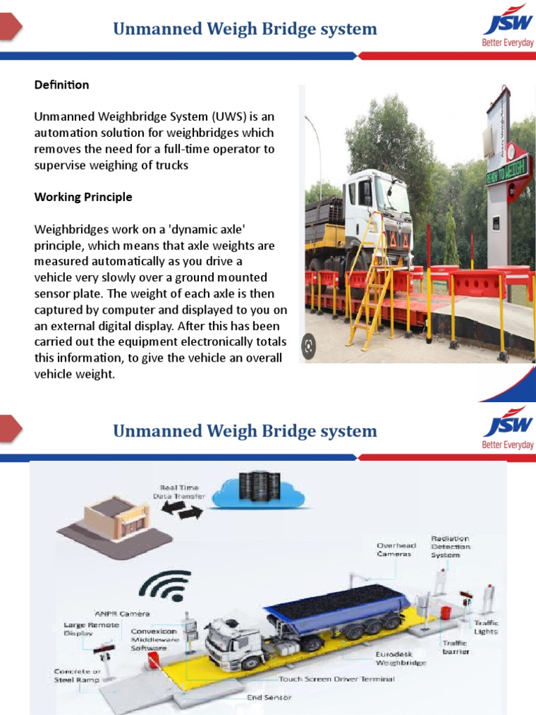Unmanned Weigh Bridge System | PDF