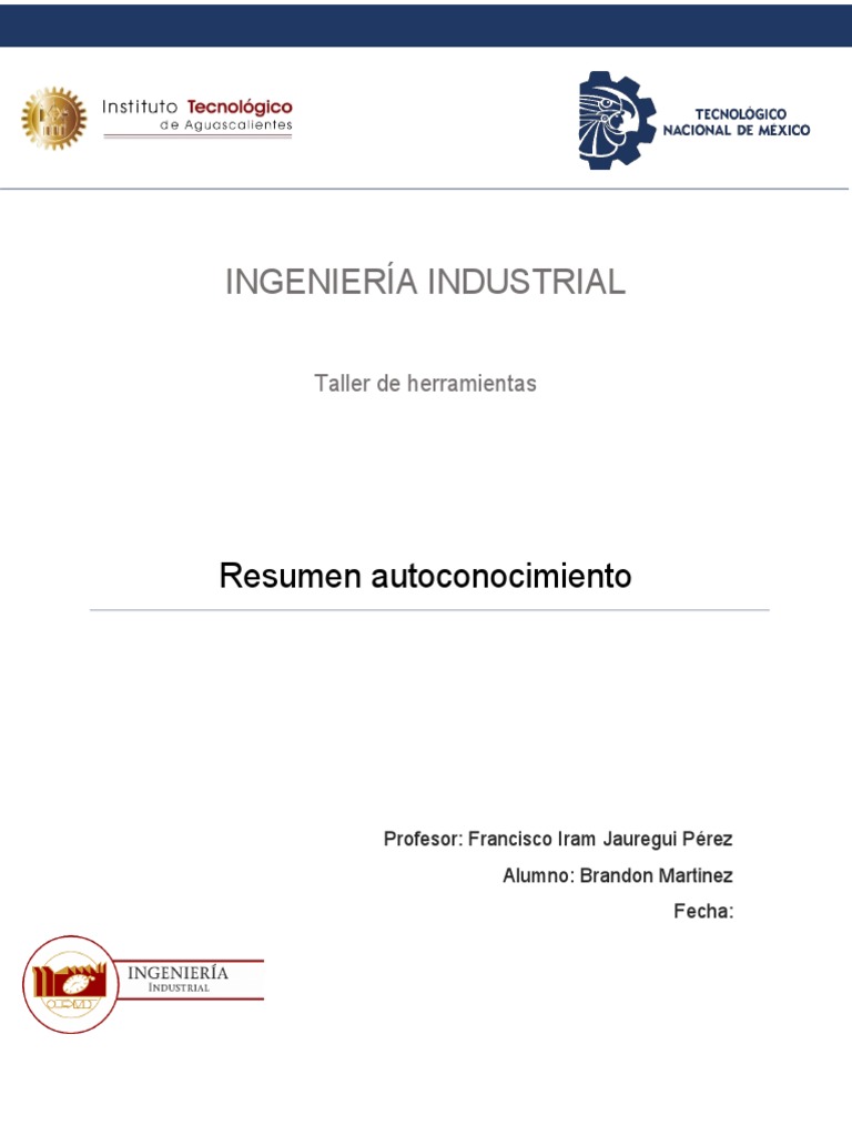 Resumen Autoconocimiento | PDF