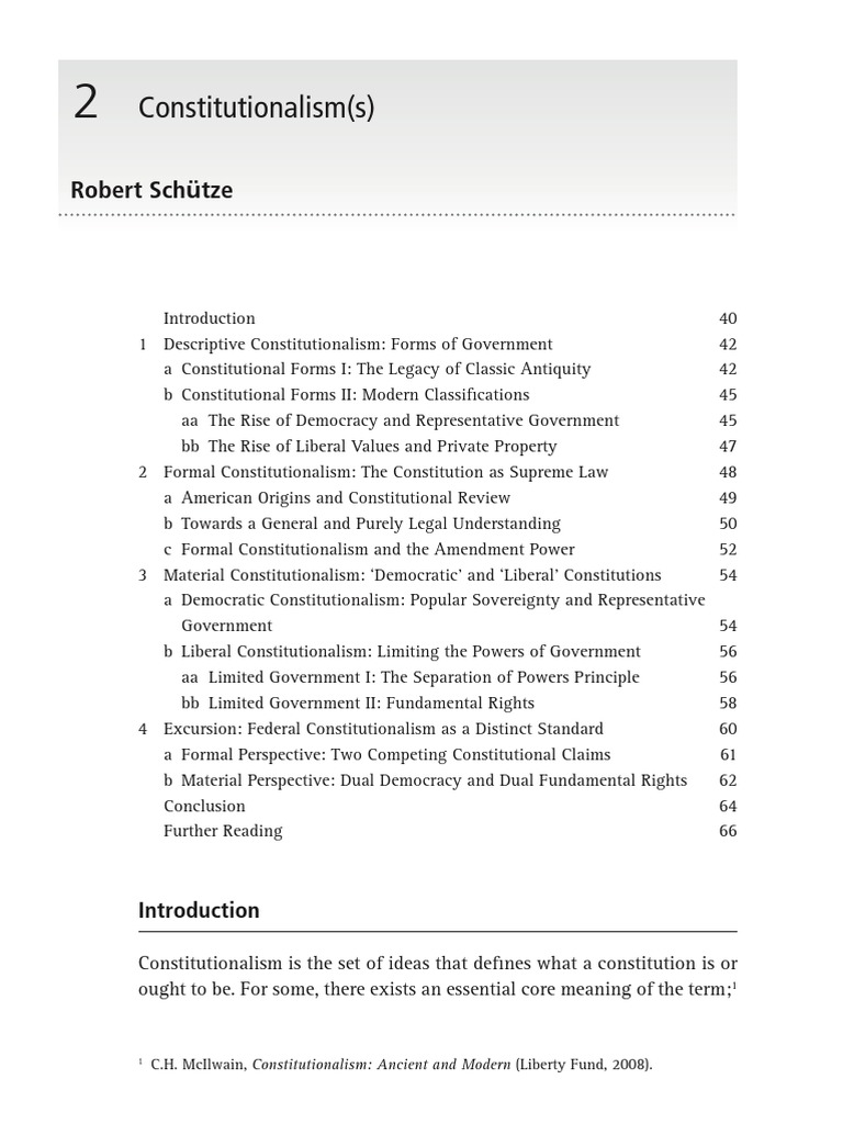 2 - Constitutionalism(s) | PDF