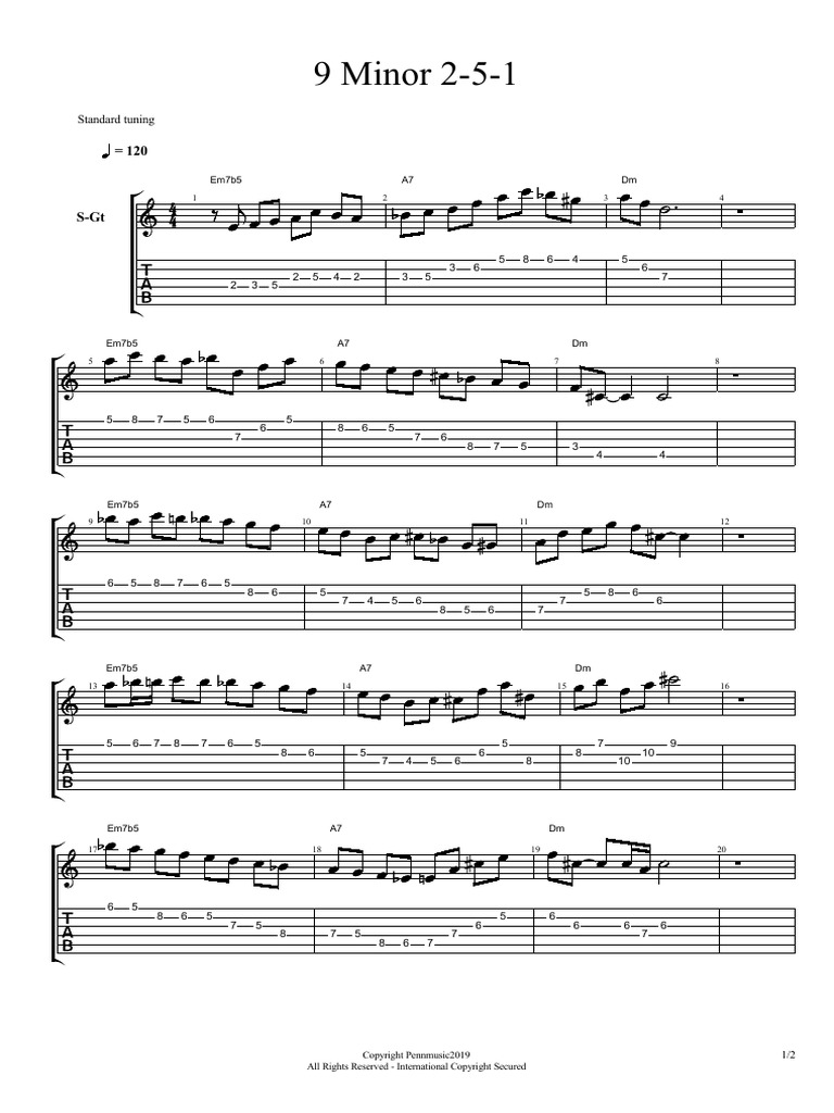 9 Minor 2-5-1 | PDF
