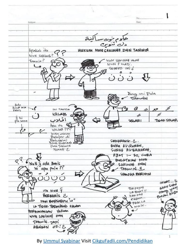 Nota Tajwid Komik | PDF