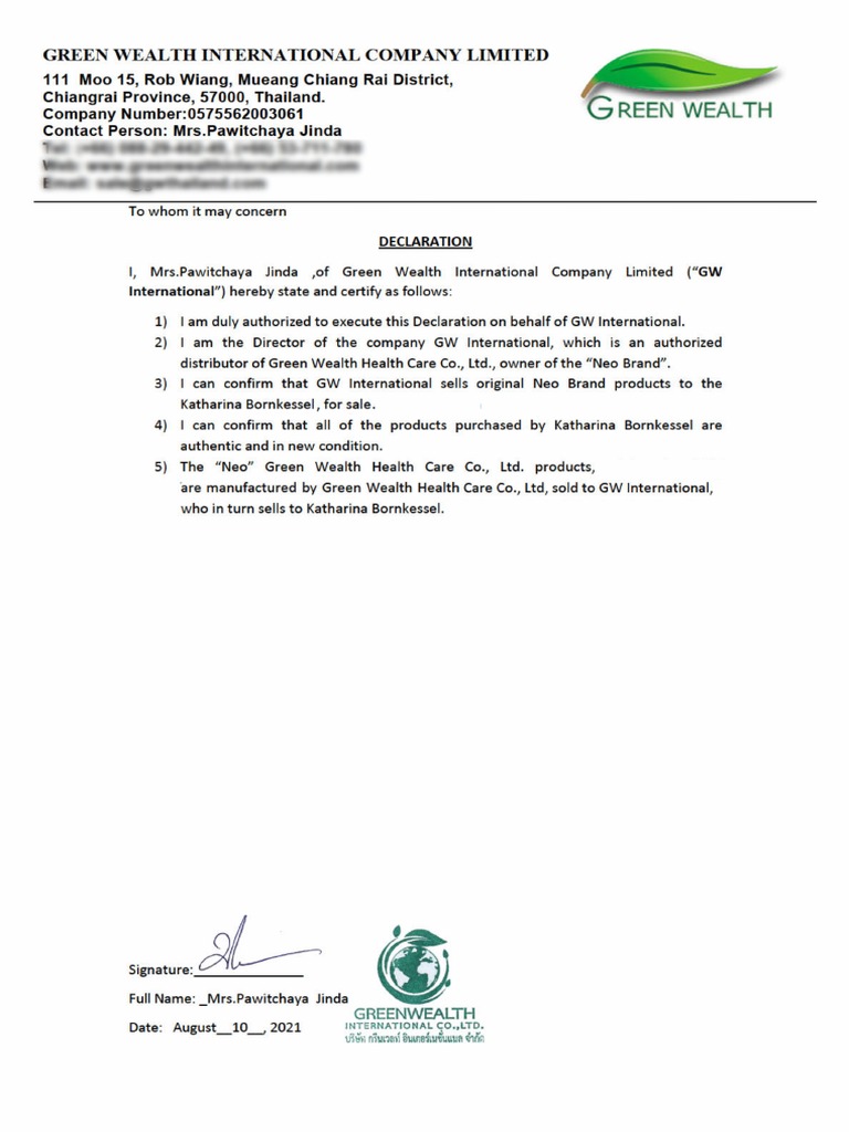 Green Wealth | PDF