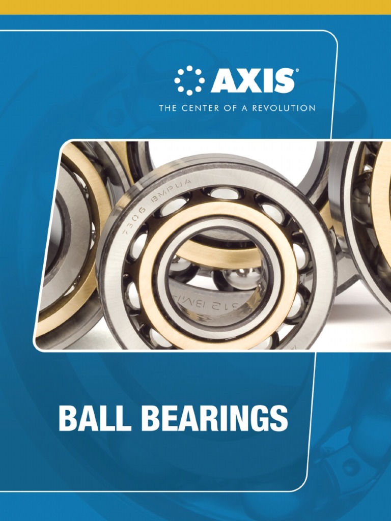 2014 Axis Catalog | PDF | Bearing (Mechanical) | Machines