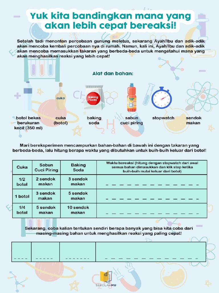 Lembar Pengamatan Gunung Berapi | PDF