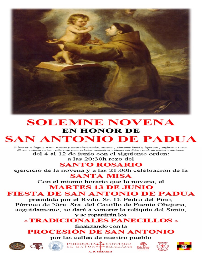 NOVENA de San Antonio | PDF