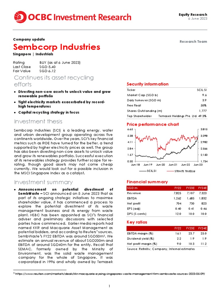 Sembcorp Industries | PDF