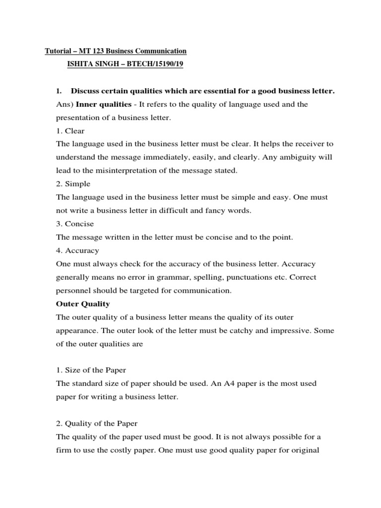 Tutorial Answers Pdf 