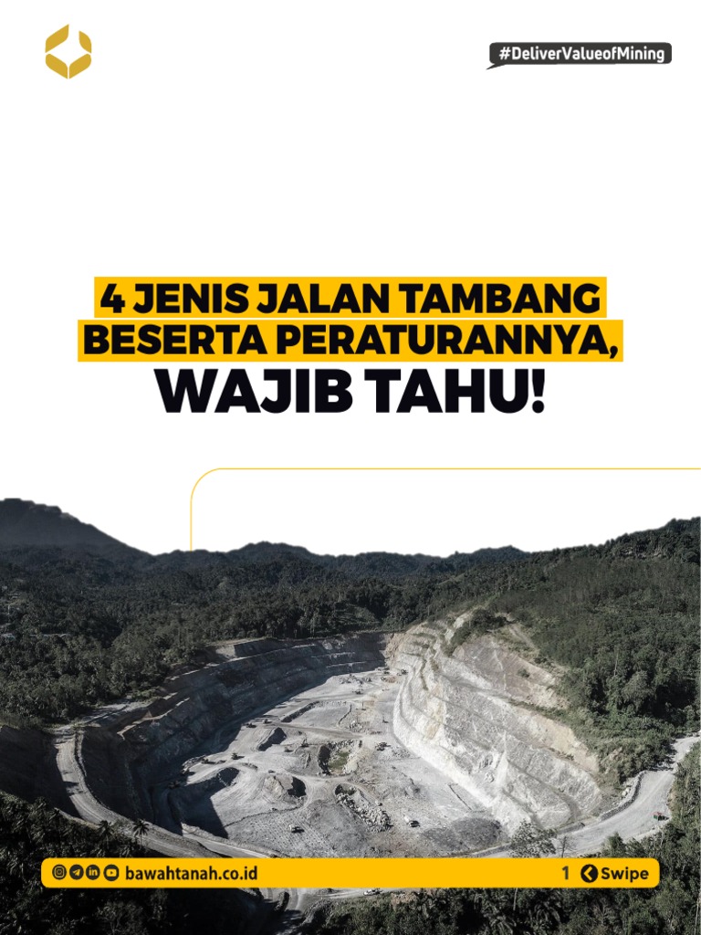 Jenis dan Standar Jalan Tambang | PDF