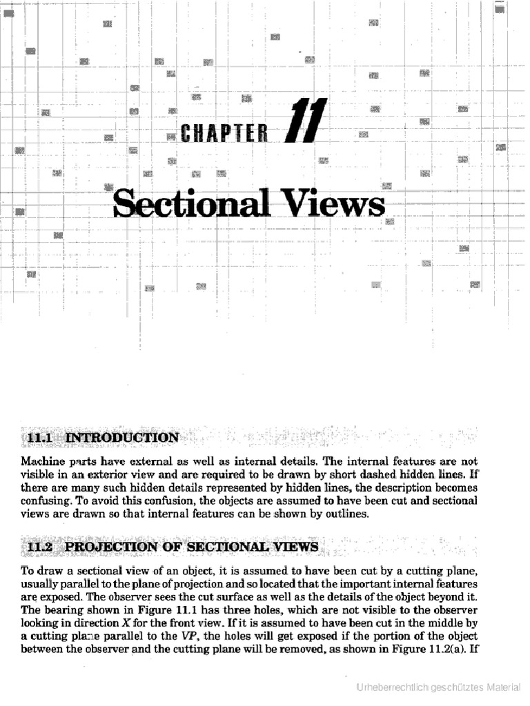 Sectional Views - Engineering - Drawing | PDF