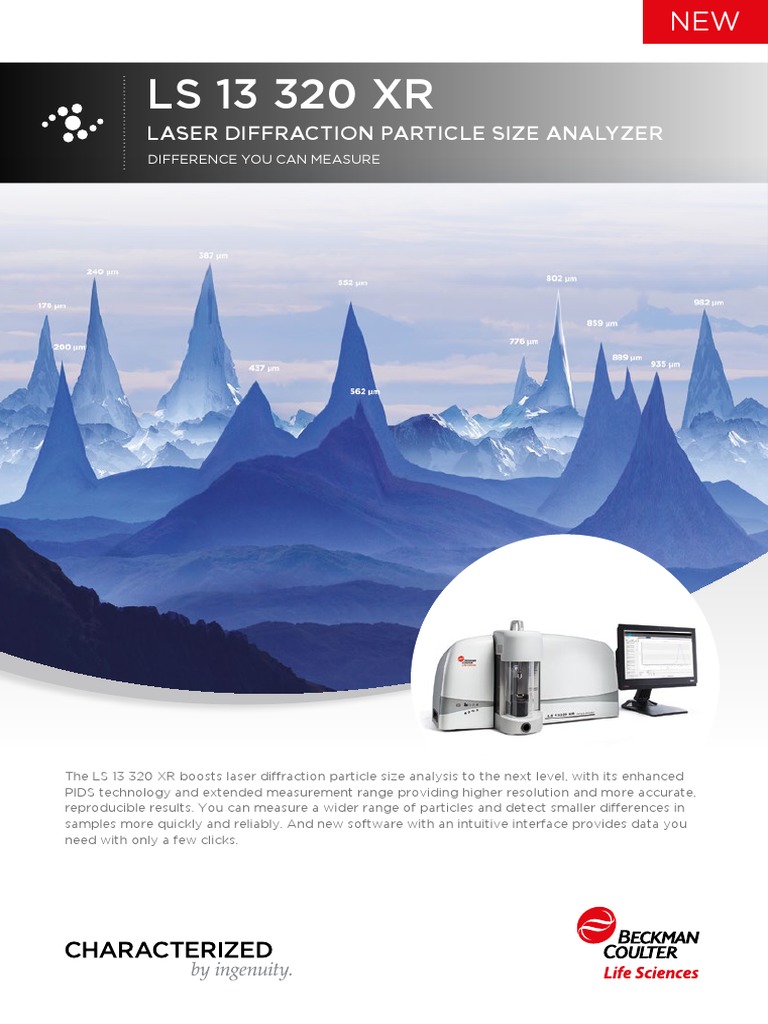 Particle LS13320XR Brochure | PDF | Chemistry | Physical Sciences