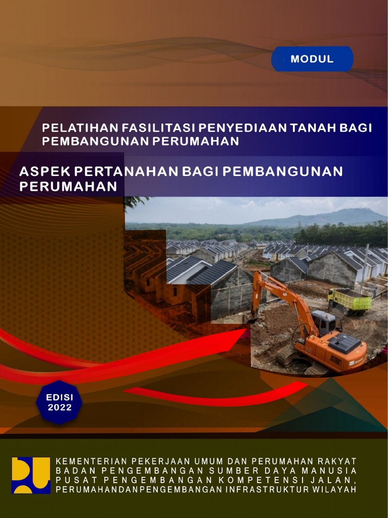 371b5 Modul 1 - Aspek Pertanahan Bagi Pembangunan Perumahan CETAK | PDF