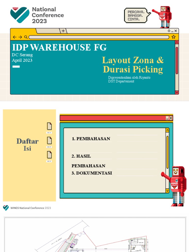 Idp Warehouse FG: Layout Zona & Durasi Picking | PDF