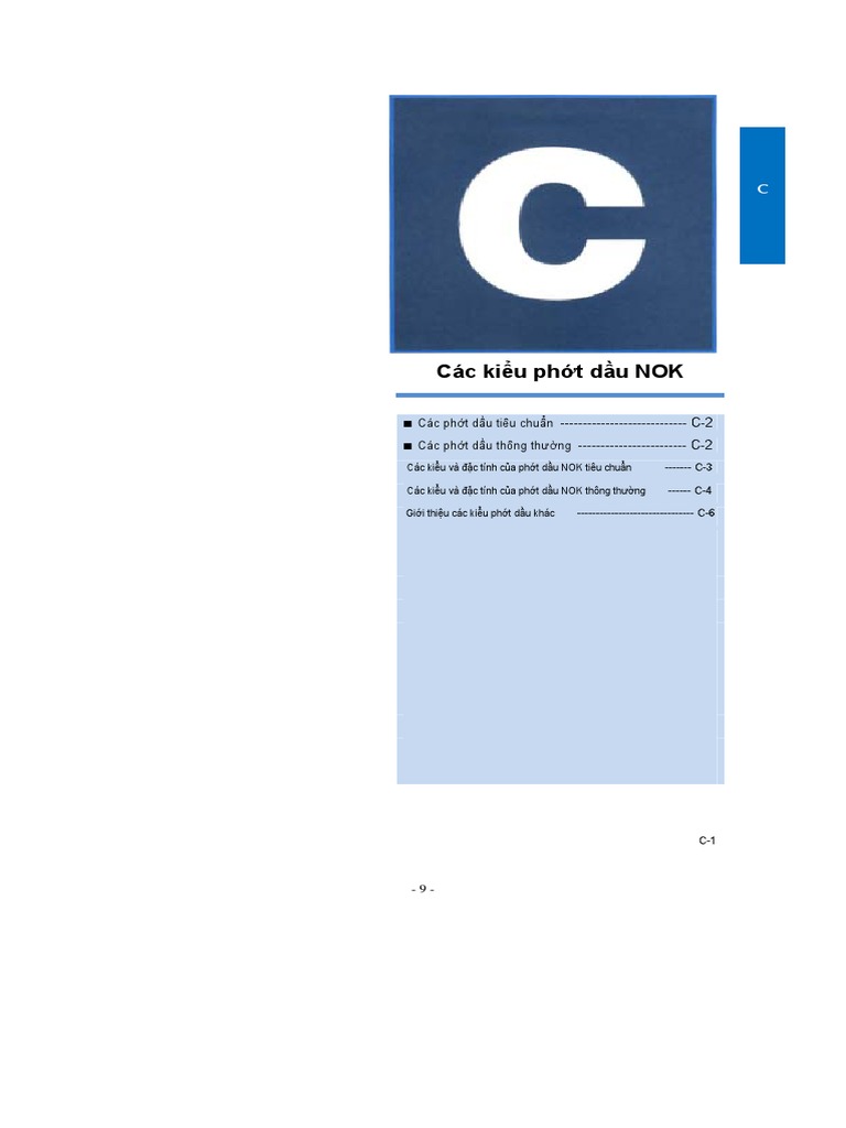 02 - 9 14 Types of NOK Oil Seals1 - VN 6TRANG | PDF