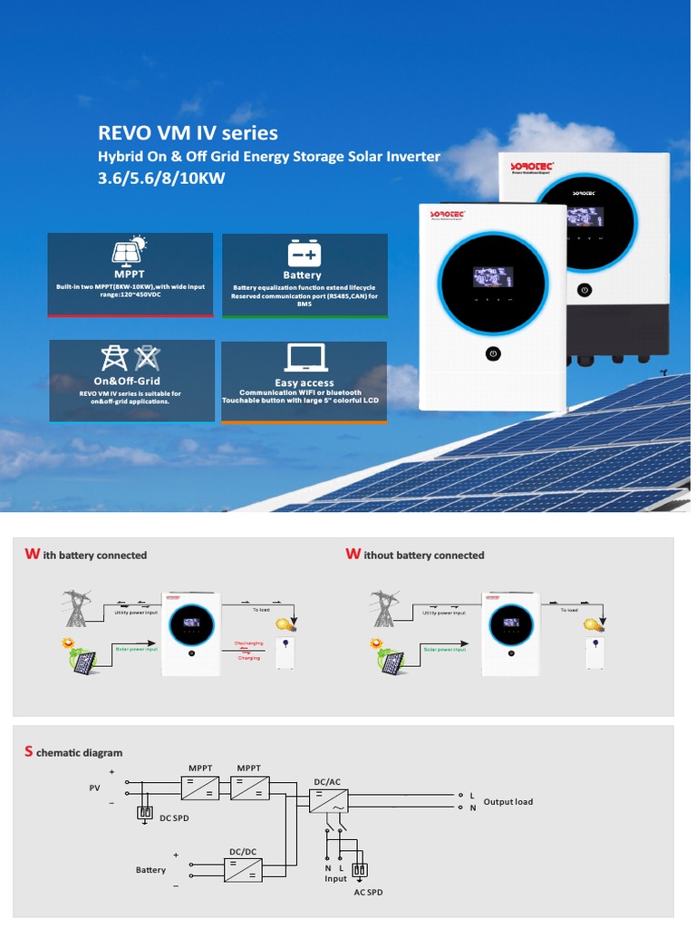 REVO VM IV 3.6-10kw Hybrid | PDF | Alternating Current | Electric Power