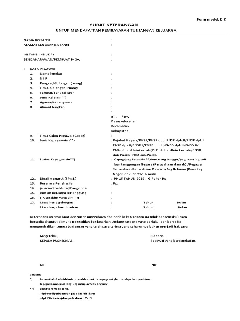 blangko model C | PDF