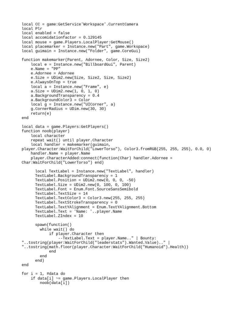 White Dot - Lua | PDF | Computing | Software Engineering