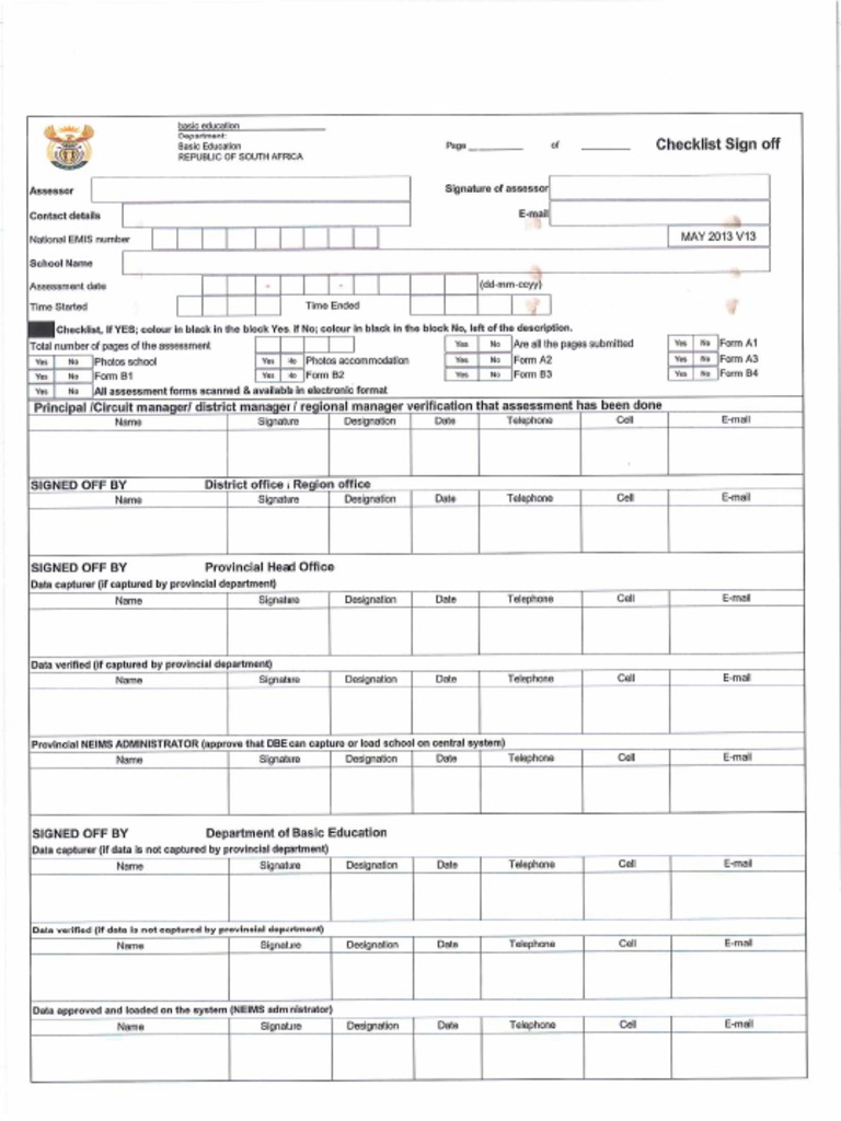 Blank Neims Forms | PDF