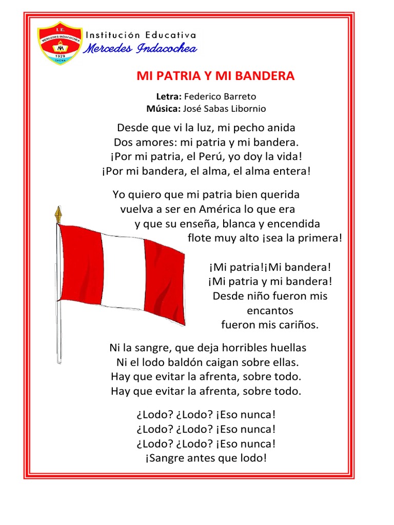 Mi Patria y Mi Bandera | PDF | Poesía