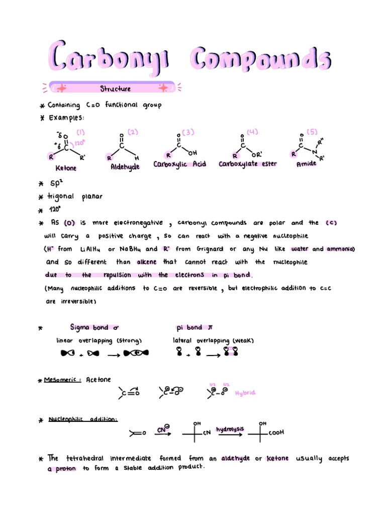 Organic Chemistry Carbonyl Compounds | PDF