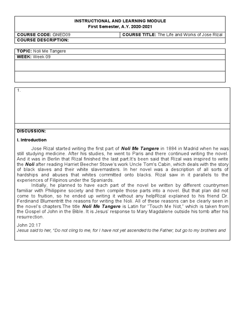 Gned 09 Module 09 | PDF