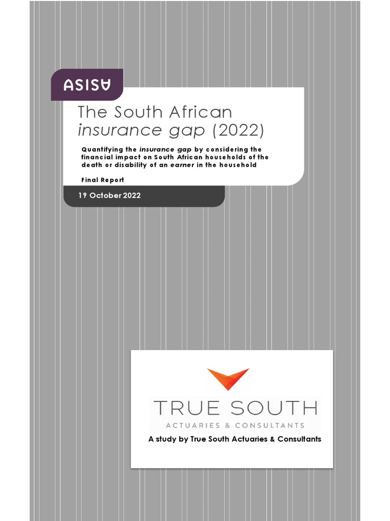 The South African Insurance Gap 2022 | PDF | Insurance | Retirement