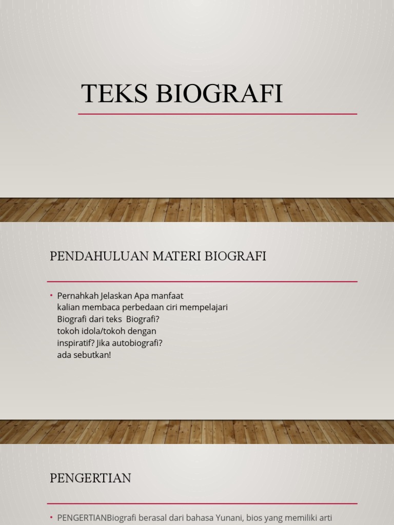 Teks Biografi | PDF