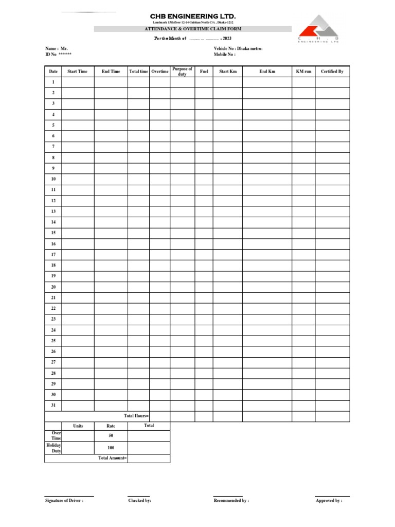 Driver OT Format | PDF