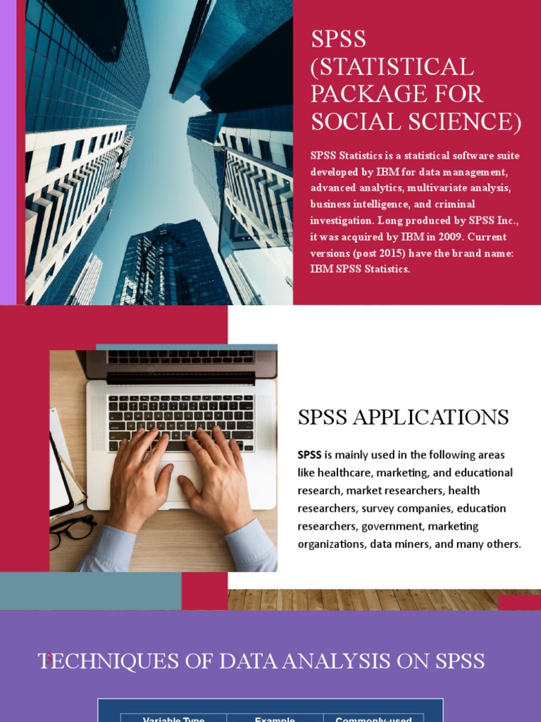 SPSS (Statistical Package for Social Science) | PDF