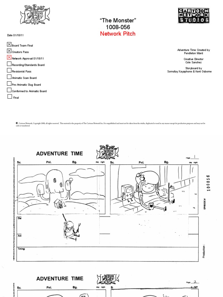 "The Monster" Storyboard | PDF