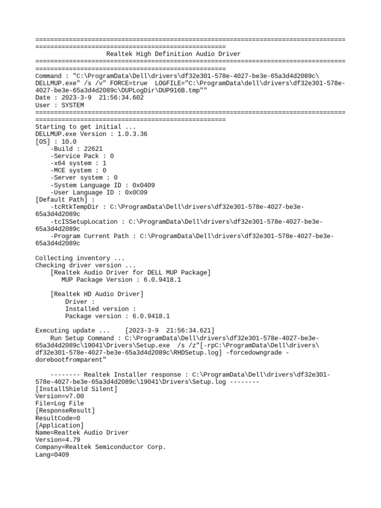 DELLMUP | PDF | Installation (Computer Programs) | Device Driver