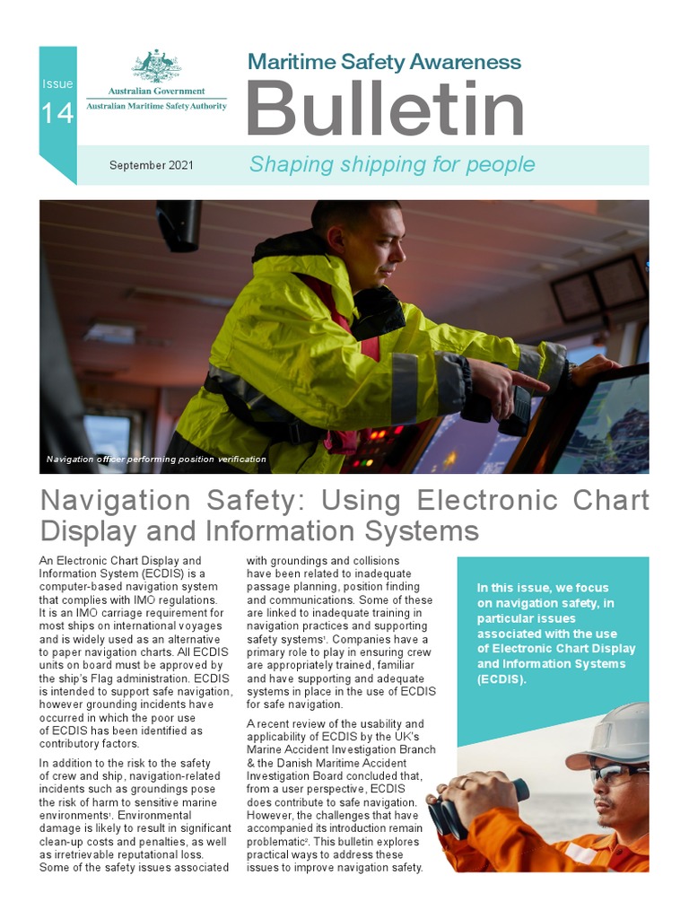 AMSA UsingECDIS | PDF | Navigation | Navigator