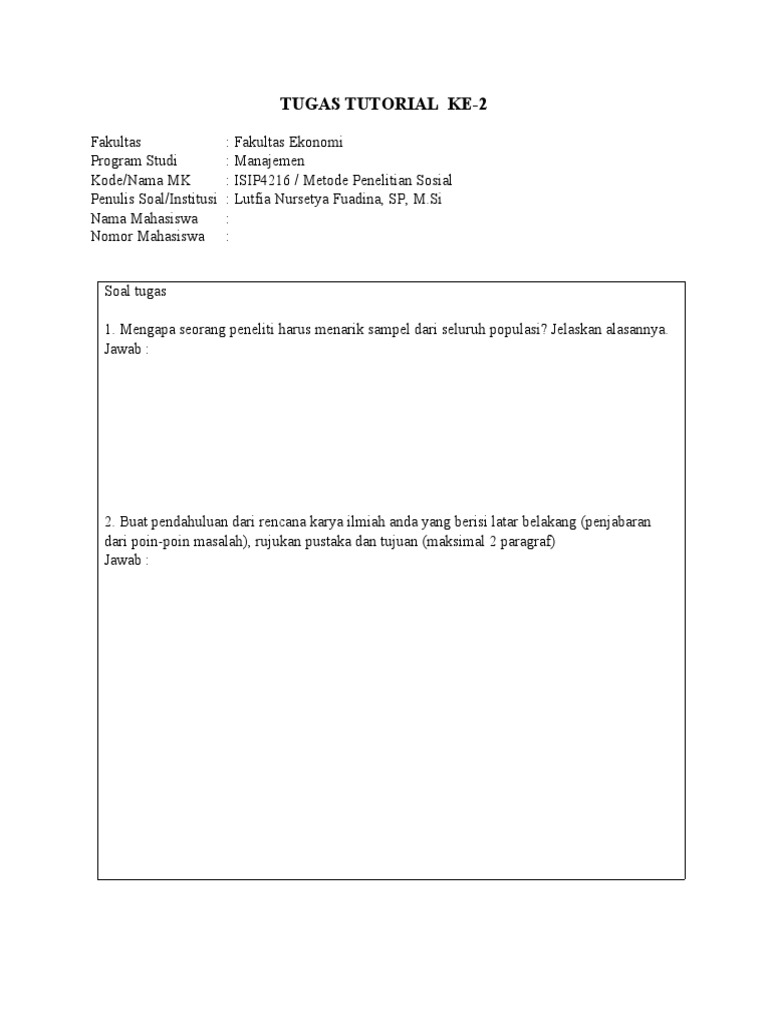 Tugas 2 | PDF