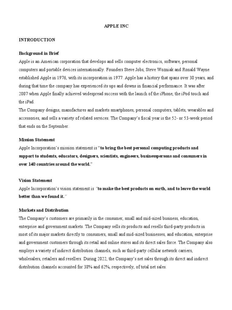 Apple Inc | PDF | Equity (Finance) | Apple Inc.
