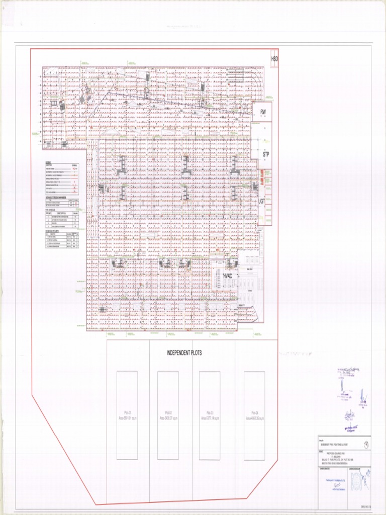 Basement Fire Fighting Layout - F-02 | PDF